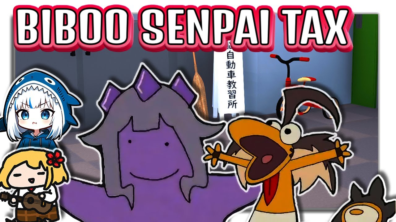 Biboo use senpai tax to get help from Gigi - YouTube