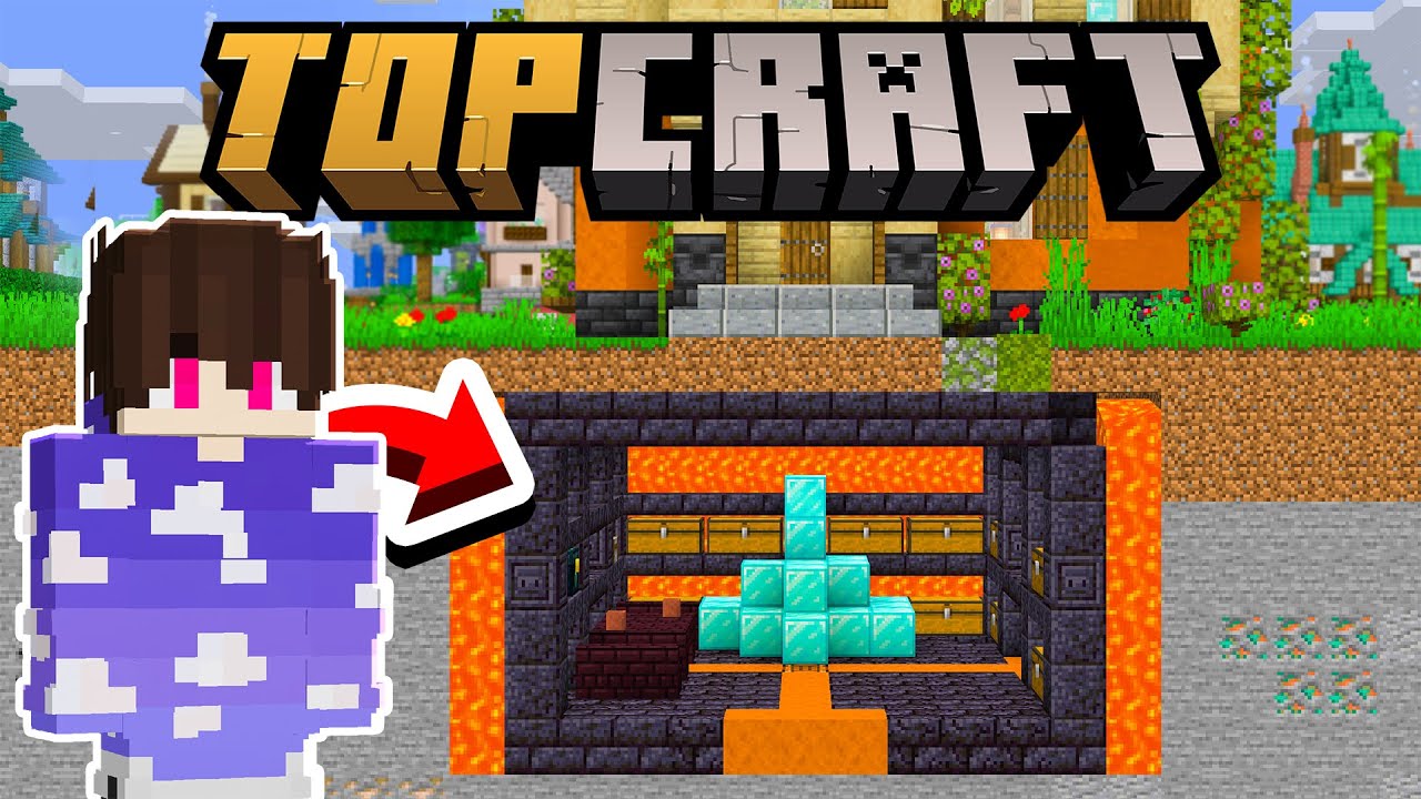 FIZ UMA BASE 100% SECRETA E SEGURA!!! - TopCraft Ep.16 (Minecraft 1.17 ...