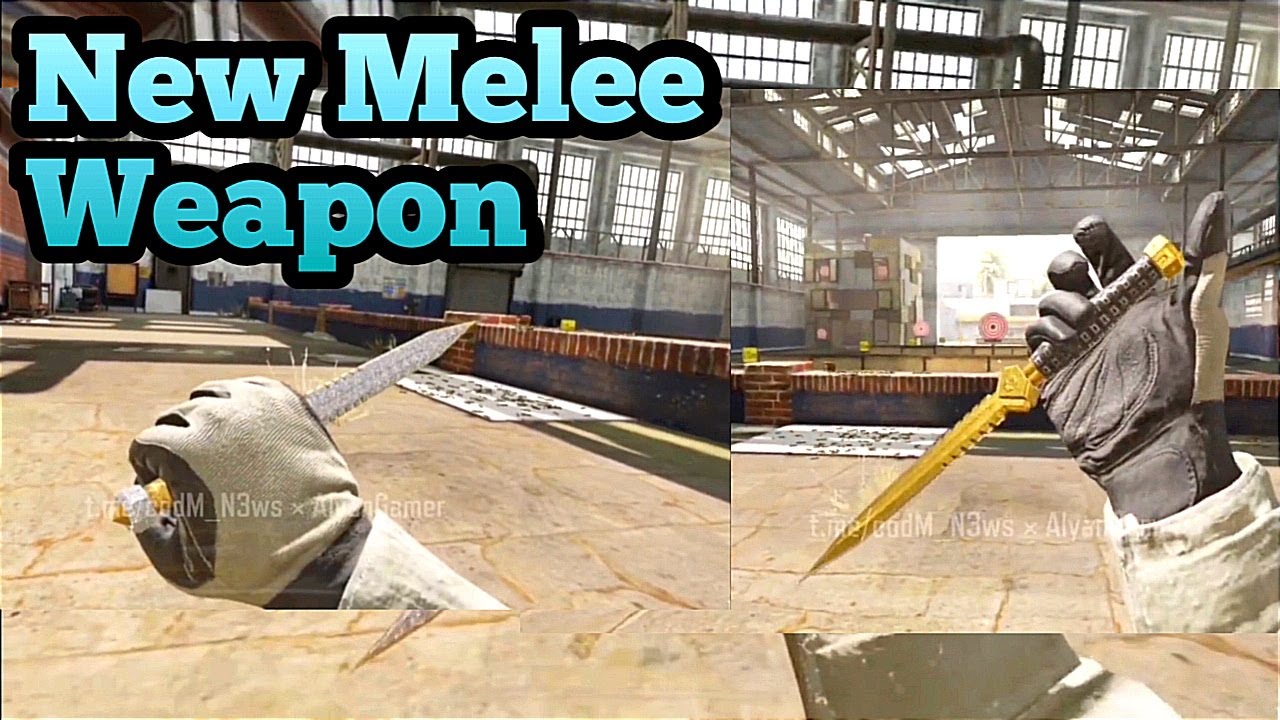 New Melee Weapon Gameplay or Inspection | Call of duty mobile - YouTube