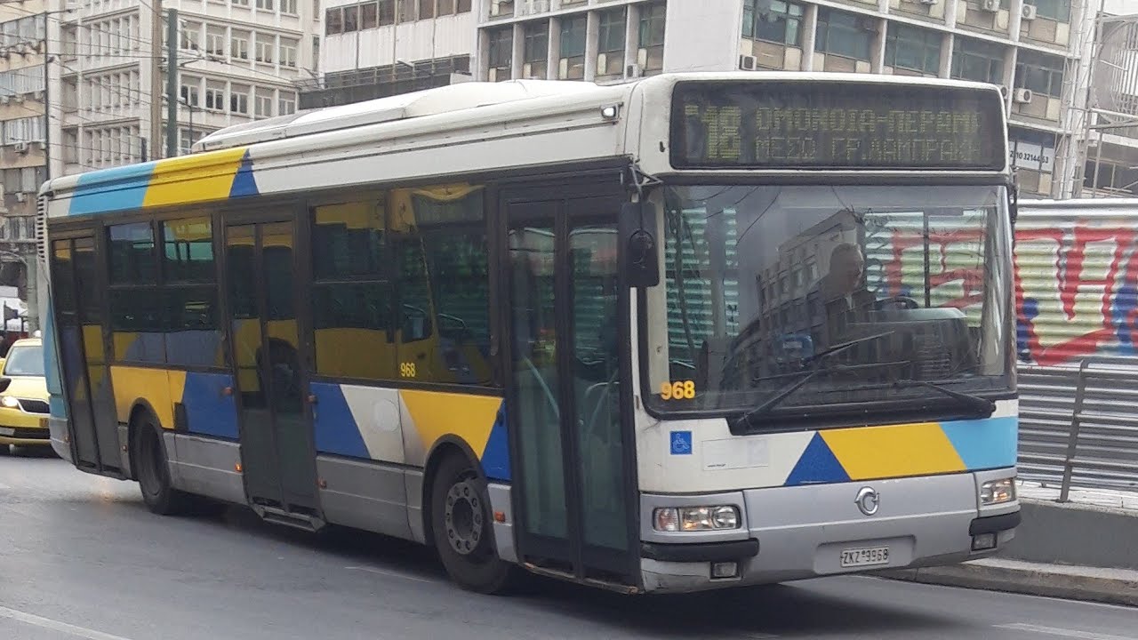 Athens buses ΟΑΣΑ - YouTube
