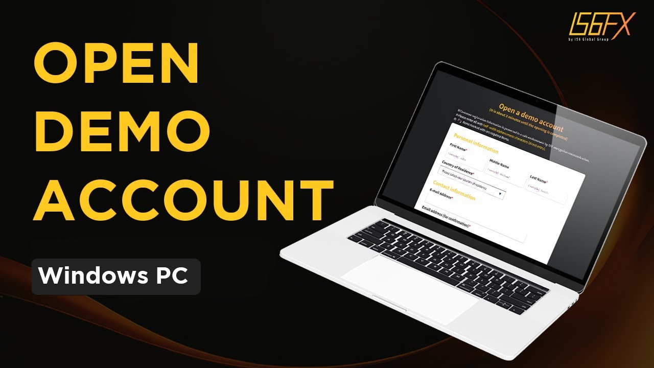 How to Open a Demo Account on Windows PC - YouTube