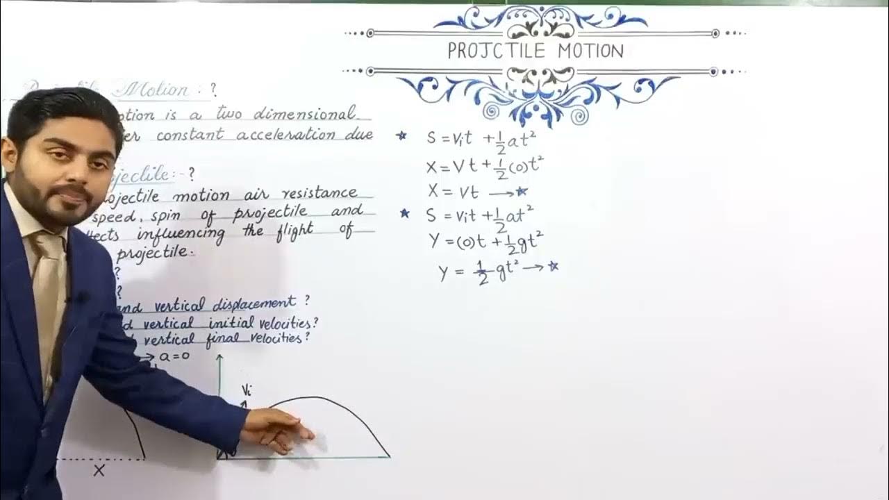 Projectile Motion unit 03 lecture 06 class 11th physics - YouTube