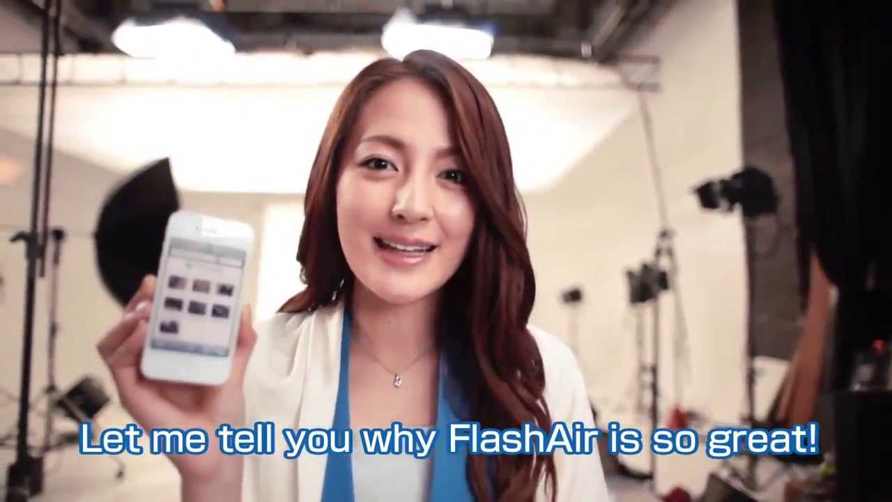 Toshiba FlashAir Wireless LAN SD Card 8GB Class 6 Wifi SD SDHC 802 11bgn - YouTube