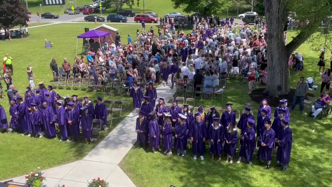 Union Springs graduation ceremony - YouTube
