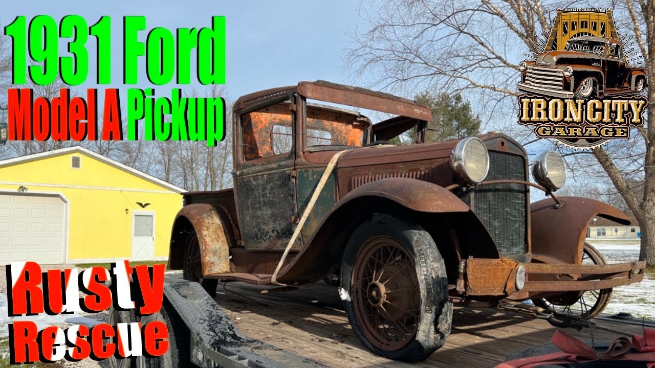 Barn Find 1931 Ford Model A Pickup - YouTube