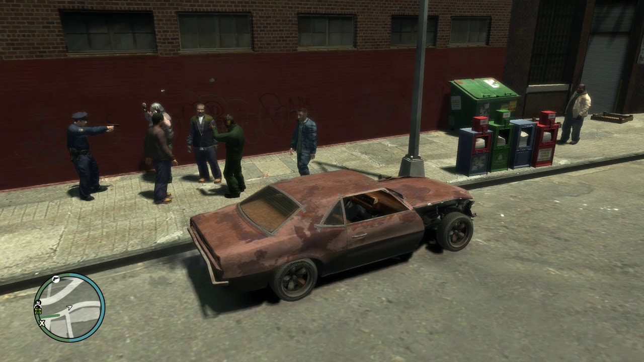 GTA IV - Police arresting the Fat Guy - YouTube