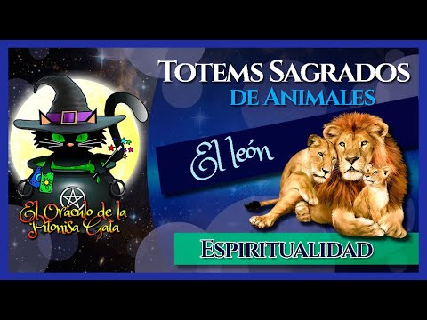 🦁El TOTEM de EL LEÓN👍El león como ANIMAL DE PODER 🌸 ESPIRITUALIDAD😇 ...