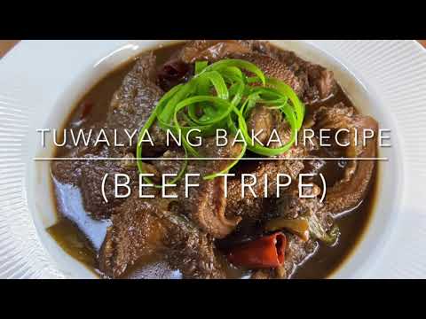 Beef tripe Recipe(Tuwalya ng baka)||Beef tripe lover||Tuwalya ng baka ...
