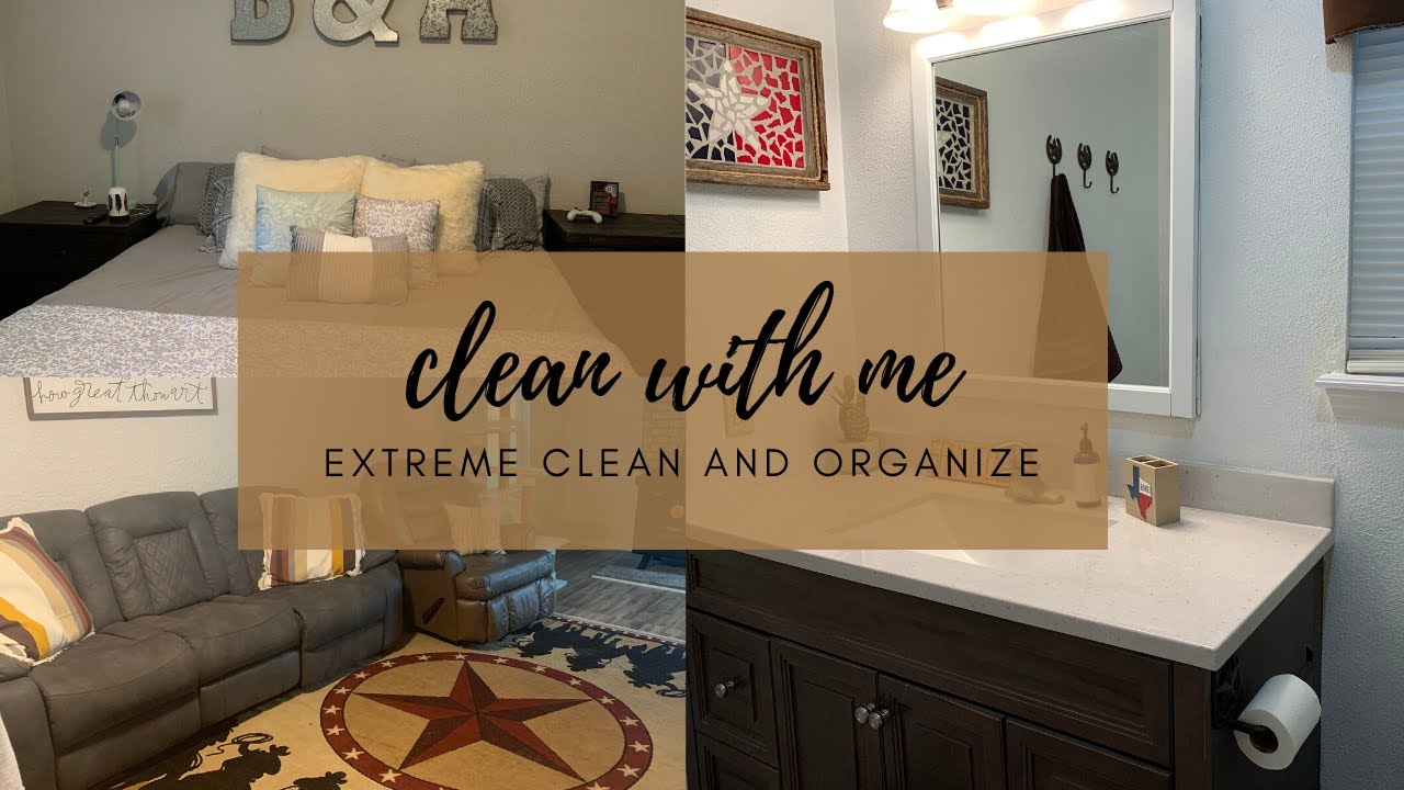 FULL HOUSE CLEAN WITH ME // EXTREME CLEAN & ORGANIZE - YouTube