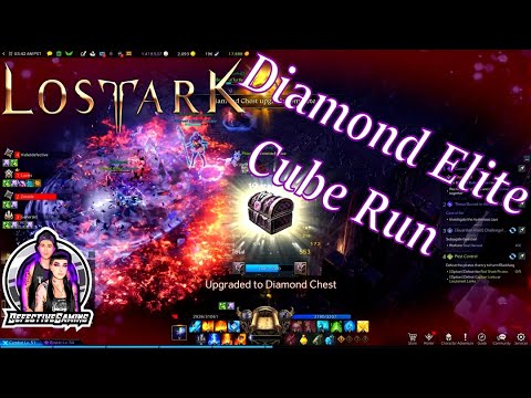 Diamond Elite Cube run on Lost Ark Sorceress Gameplay - YouTube