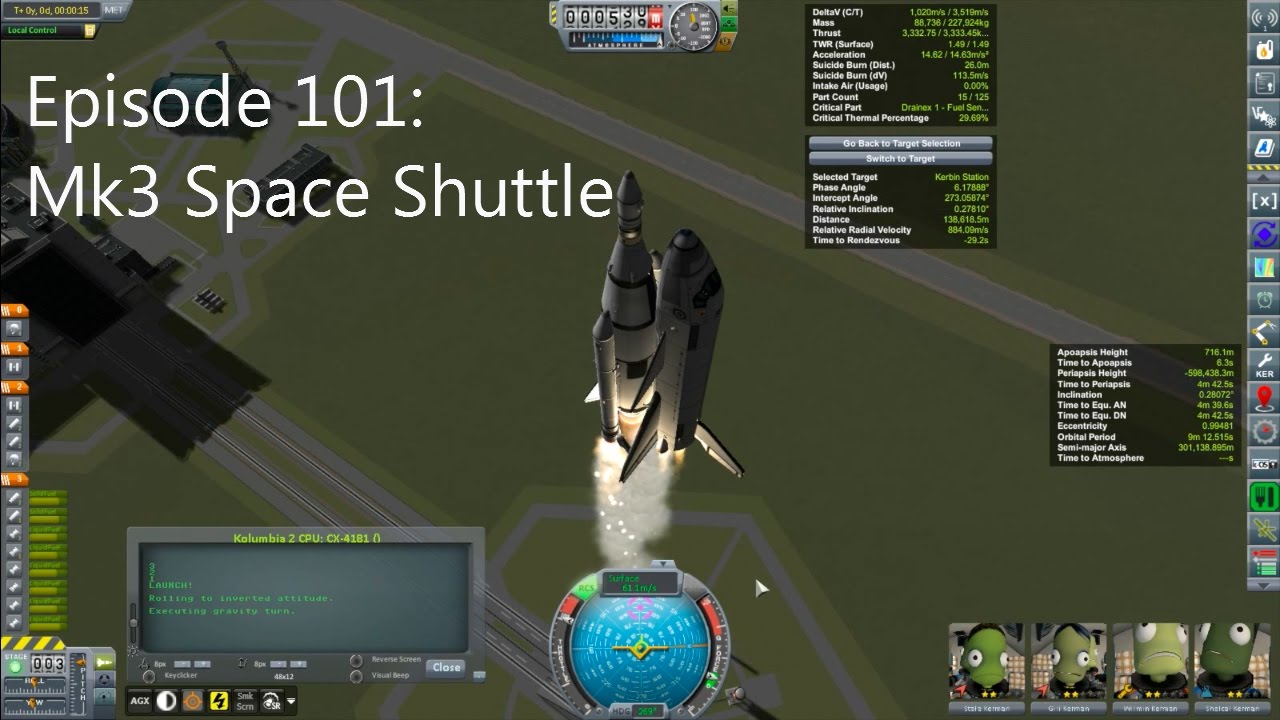KSP Career: Episode 101 - Mk3 Space Shuttle - YouTube
