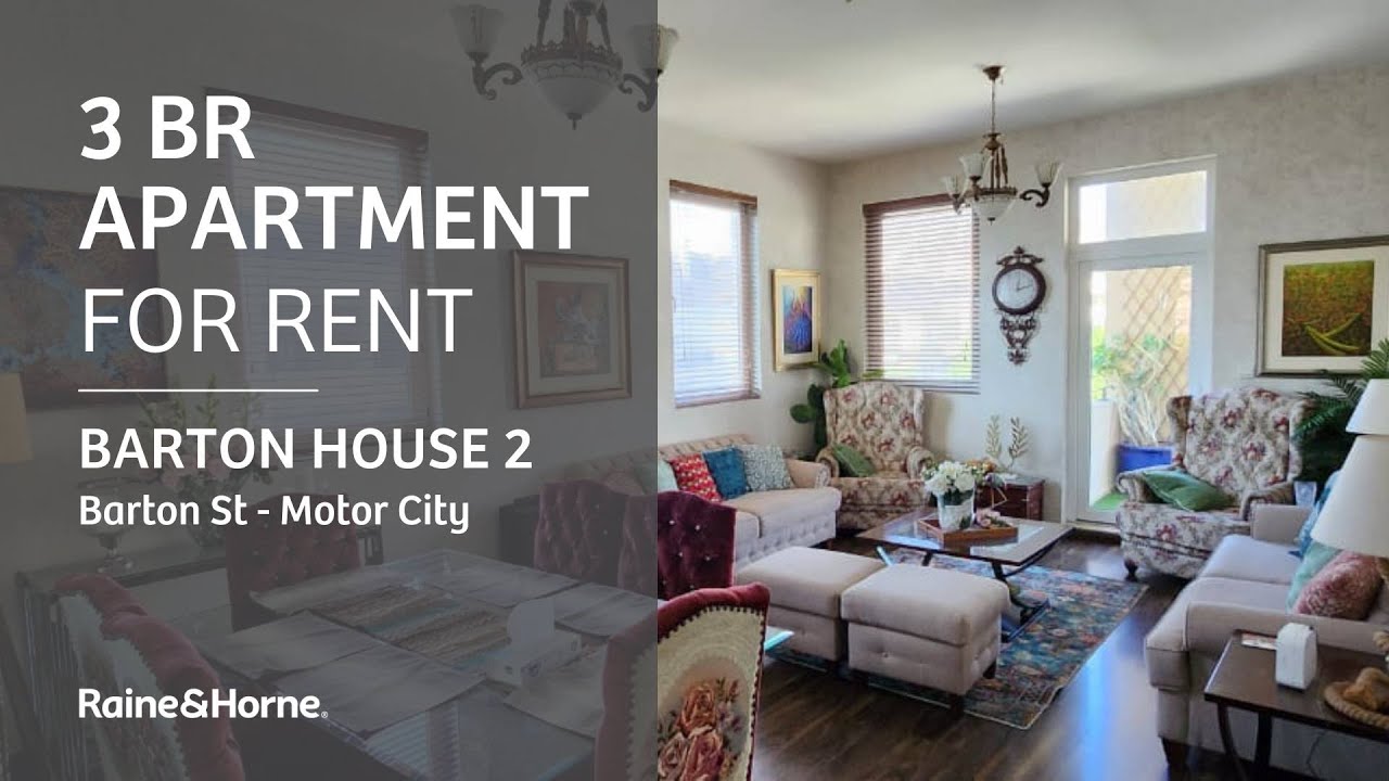 For Rent | 3 Bedroom Apartment | BARTON HOUSE 2 | Barton St - Motor ...
