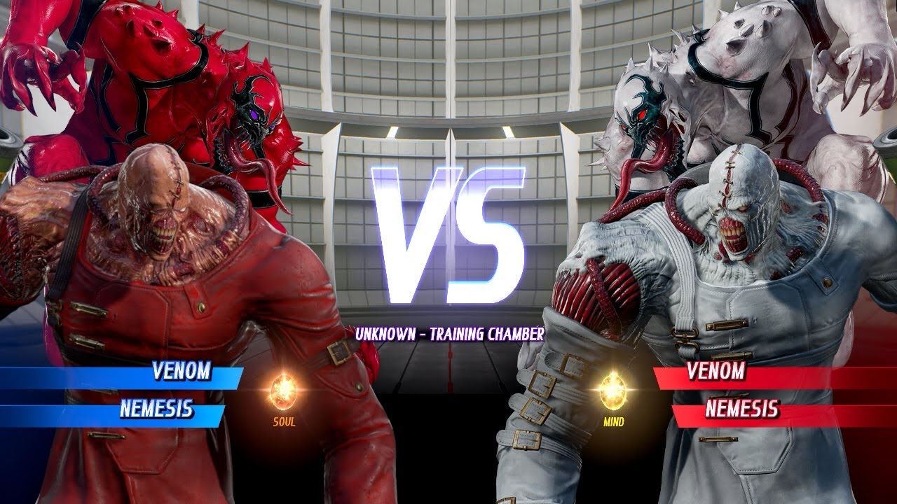 Red Venom & Red Nemesis VS White Venom & White Nemesis - Marvel vs ...