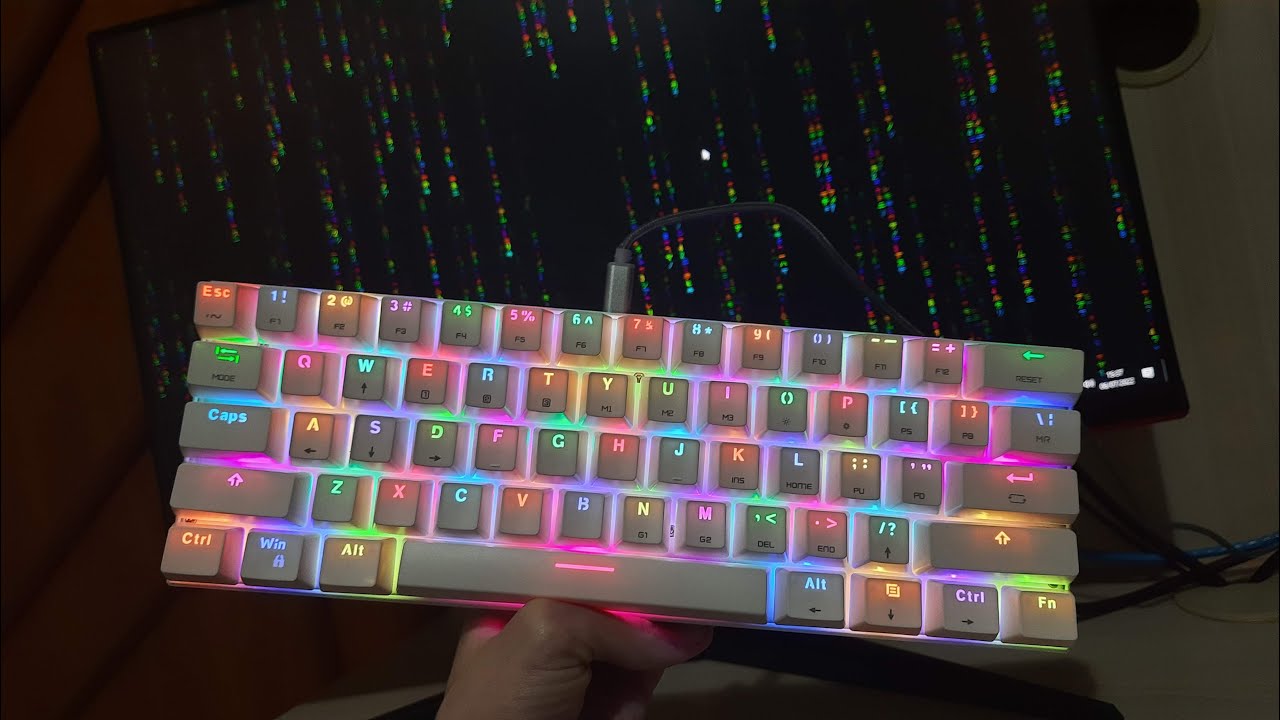 Teclado CK62 MOTOSPEED - Unboxing - YouTube