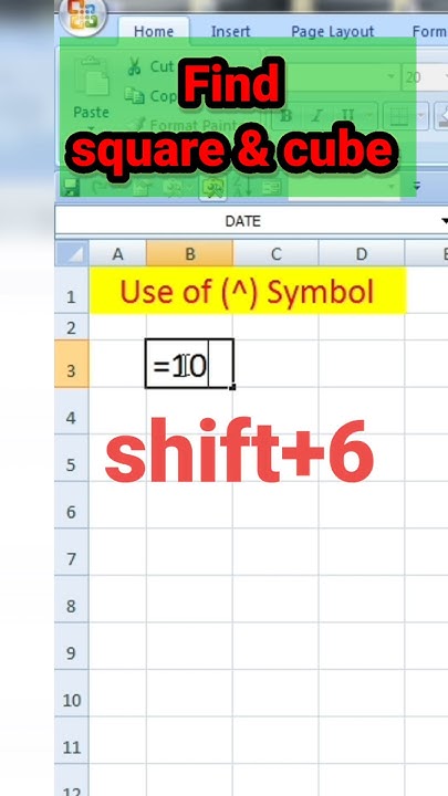 Find Square And Cube In Excel || Excel Data Entry Work In Hindi #shorts #computer #excel - YouTube