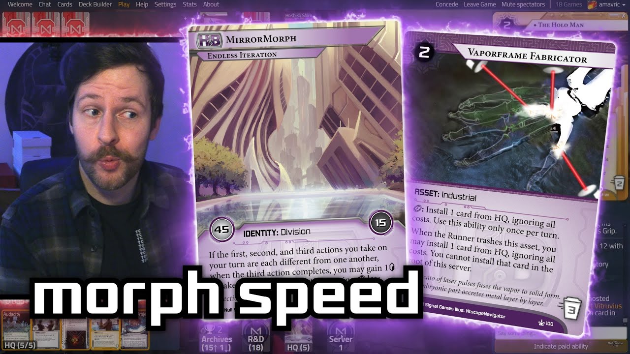 Morph Speed - Android: Netrunner // LIVE - YouTube