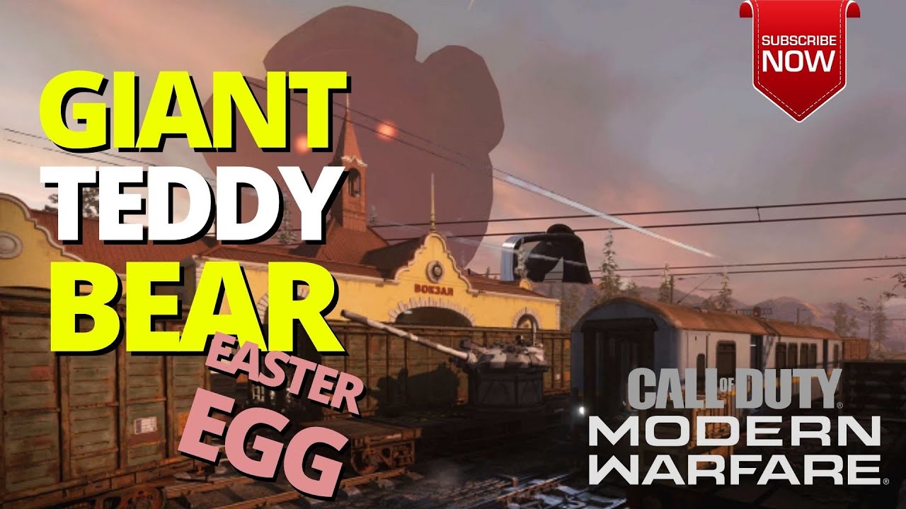 Giant Teddy Bear Easter Egg | Call of Duty Modern Warfare - YouTube