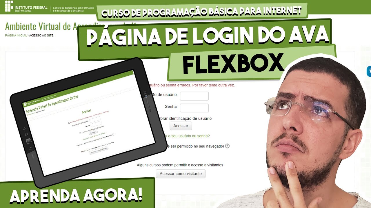 Reproduzindo a página de login do AVA com Flexbox: um tutorial de HTML ...