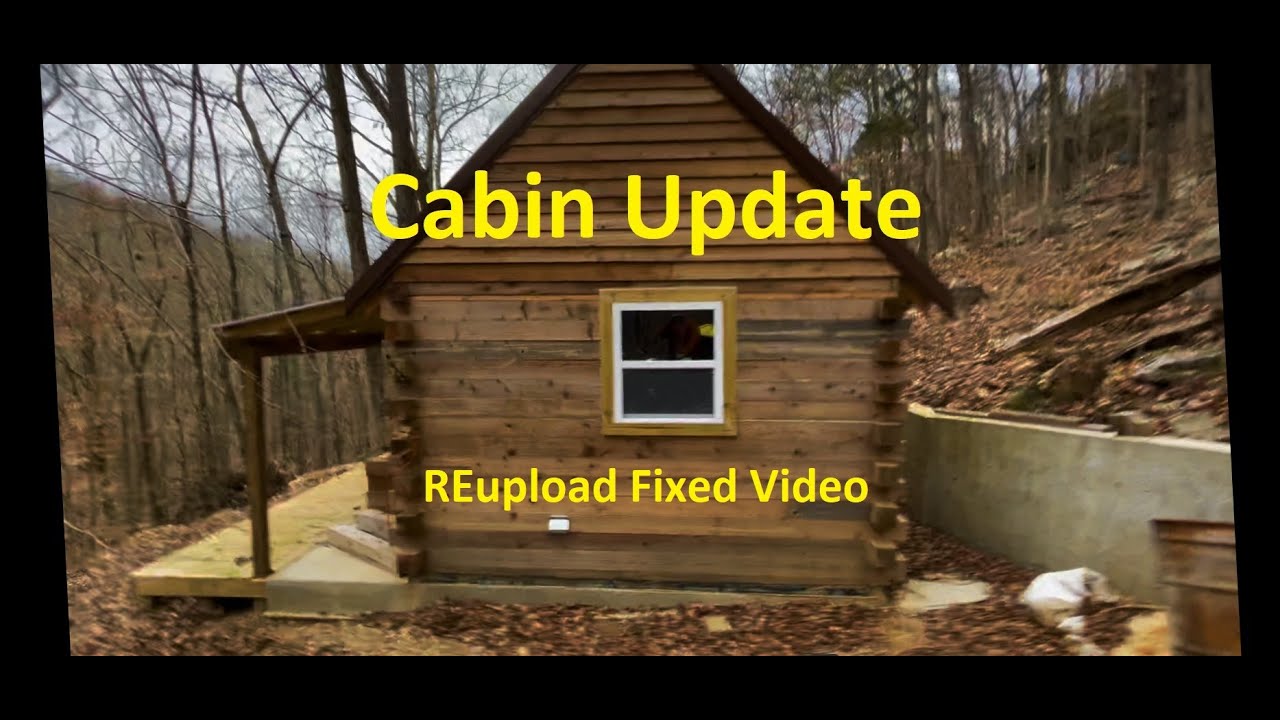 Primitive Cedar Log Cabin | Update - YouTube