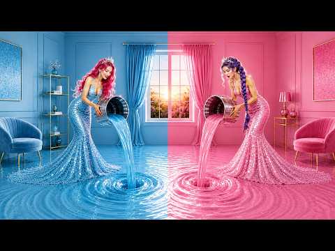 🧜‍♀️Huntrix Mermaid At Dress Up Contest! Mermaid Extreme Makeover 🌊 Wait, Rumi is a mermaid?!