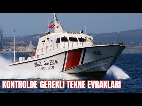 Teknede Bulunması Gerekli Evraklar - Amatör Tekneler