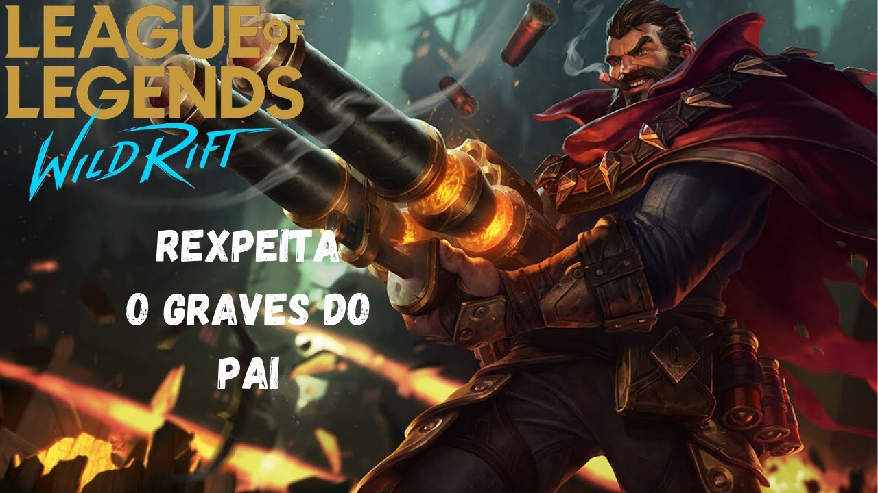 OLHA O QUE EU FIZ DE GRAVES !! #GAMEPLAY GRAVES NA JG NO LEAGUE OF ...