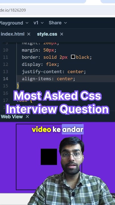 Most Asked Css Interview Question Shorts Css Javascript Html Coding Interview Youtube