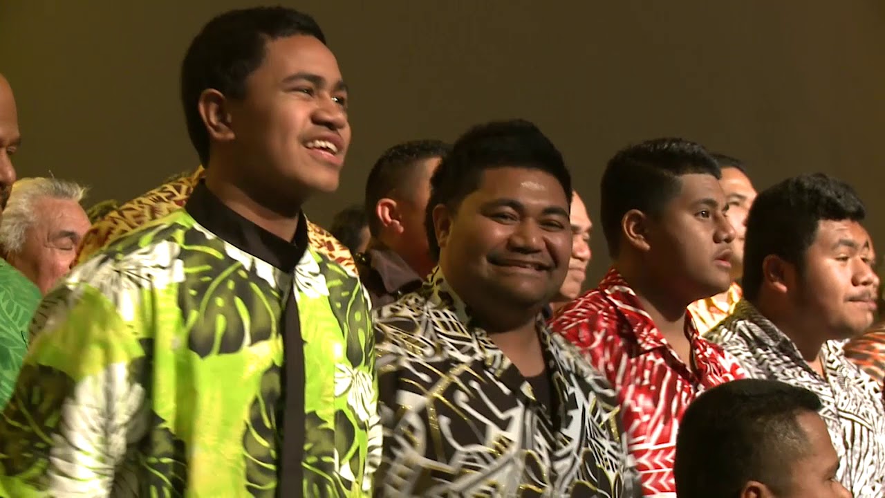 Band and choir at Tama Tane Malosi Samoan Men's Event - YouTube