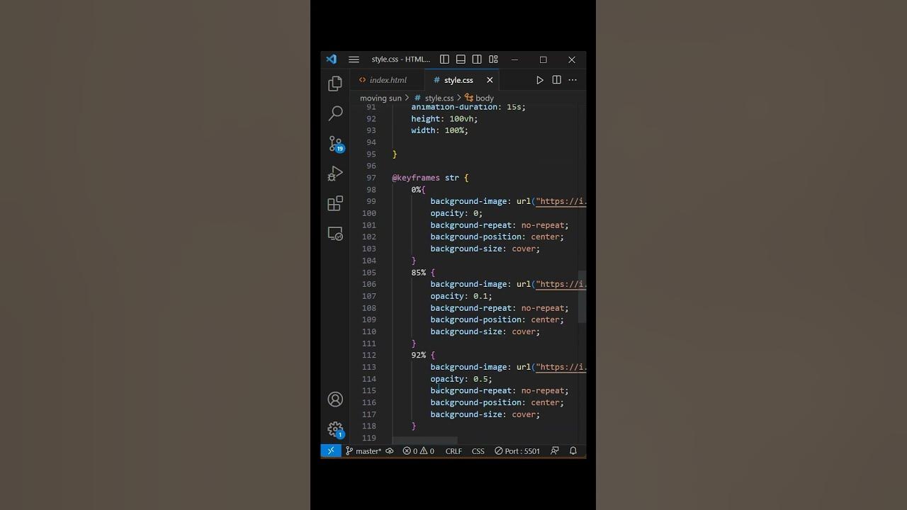 Sunset Made By Html Css Coding Codewithme Css Html Shortvideo Developer Shorts