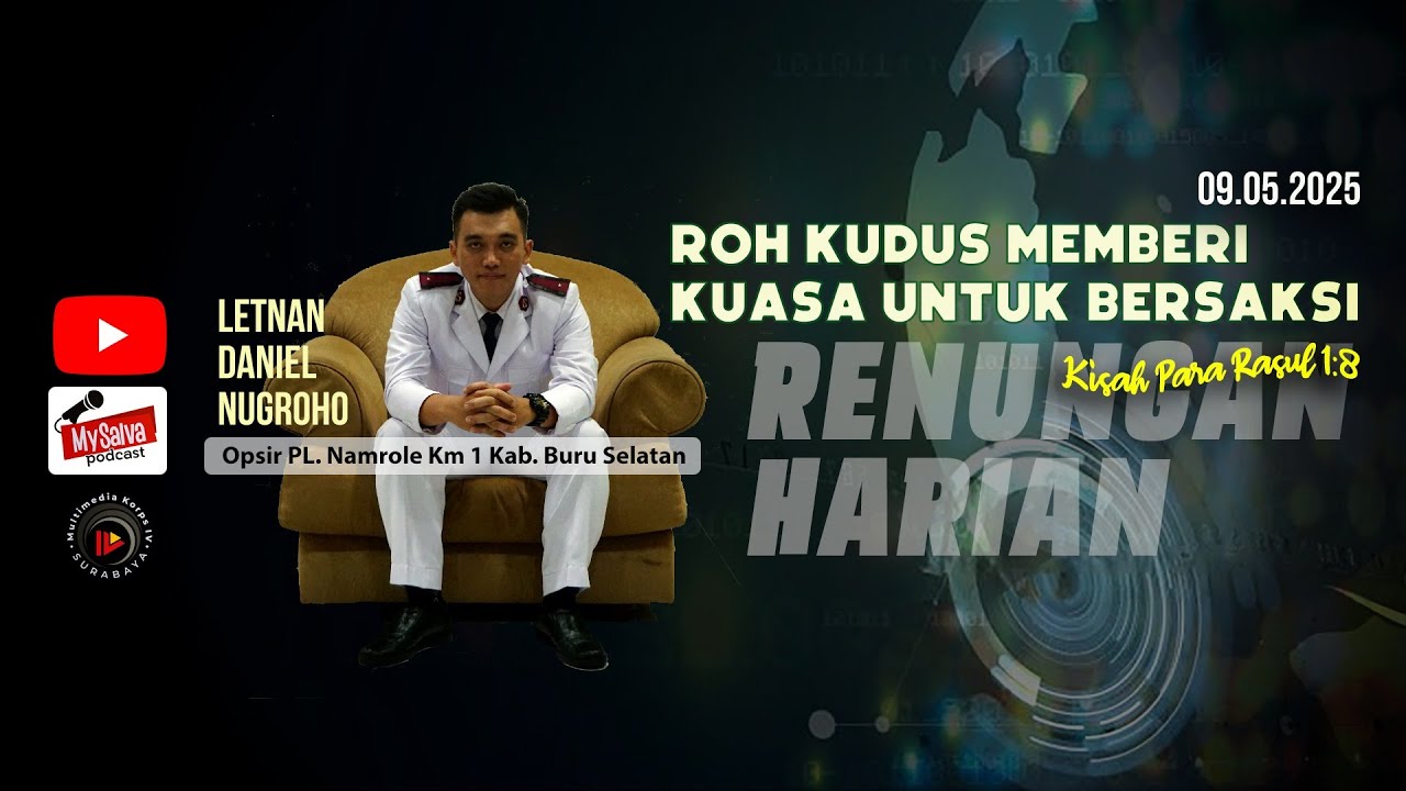 Renungan Harian Eps-278: Letnan Daniel Nugroho - YouTube