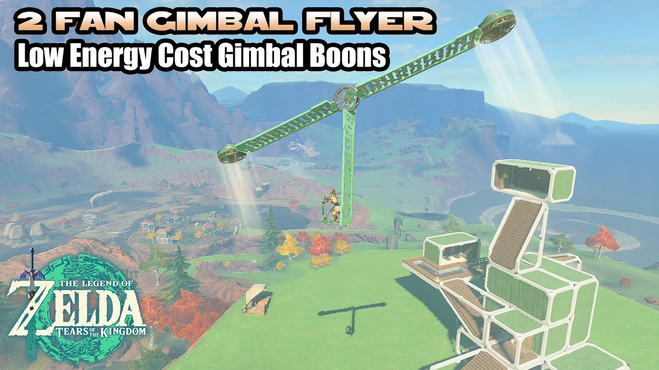 Showcasing a Low-Energy 2 Fan GIMBAL Flyer in Tears of the Kingdom ...