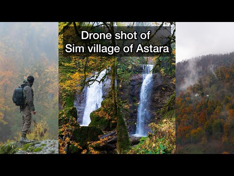 Drone Footage Dramatic Views of Waterfalls in Sim Village, Astara #waterfall #drone #azeribaijan