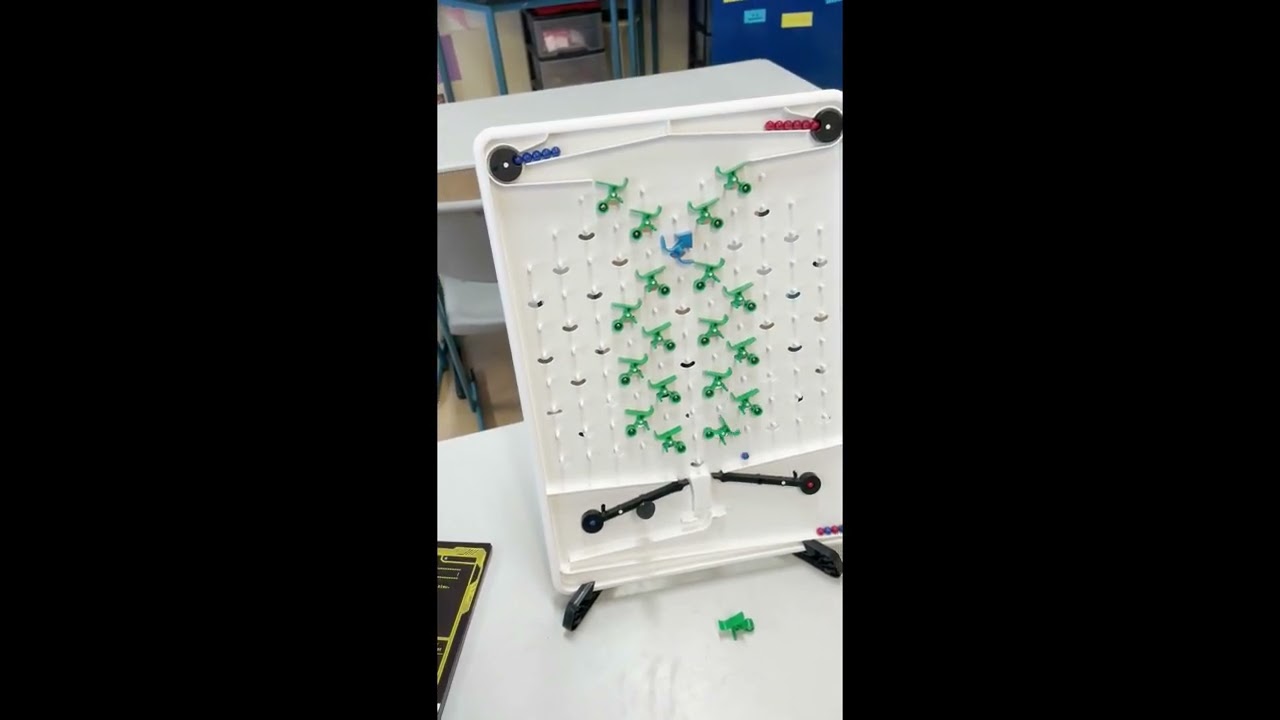 Turing Tumble : avec des pièces bleues - YouTube