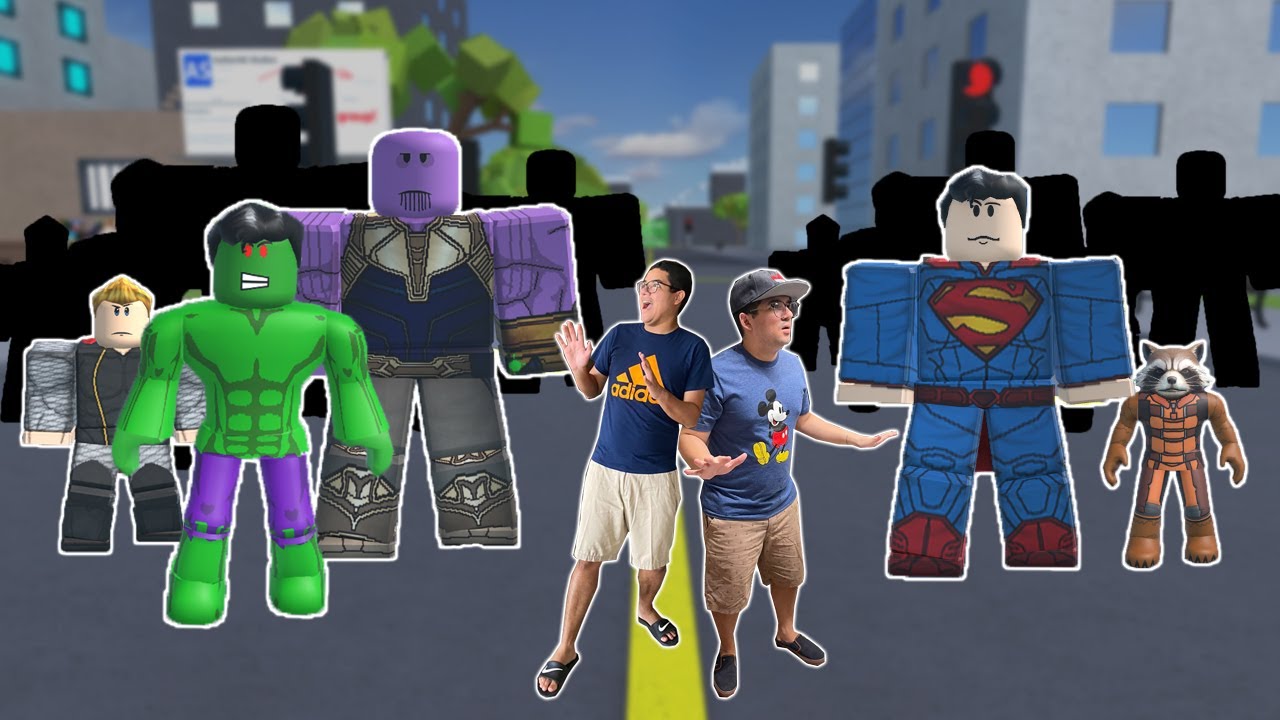ENCONTRAMOS TODOS OS SUPER-HERÓIS QUE FALTAVAM!!! (ROBLOX - FIND THE ...