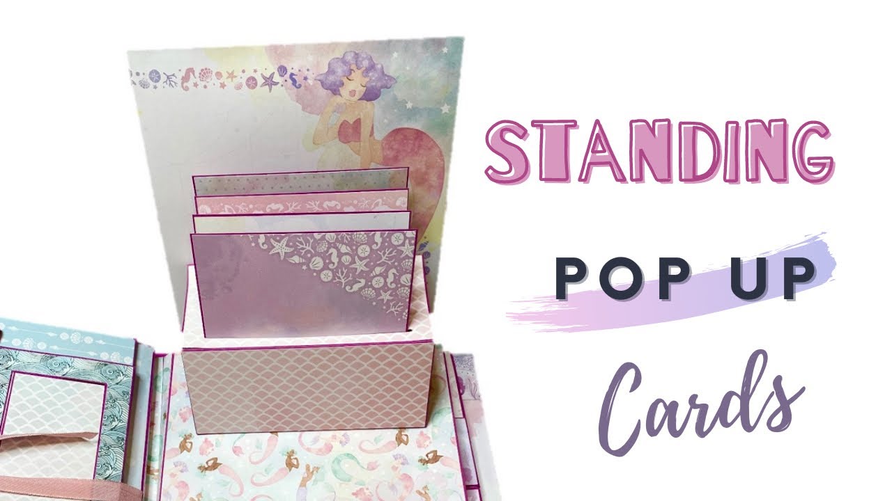 Standing Cards | Pop Up Card Tutorial | Scrapbook Page Ideas - YouTube