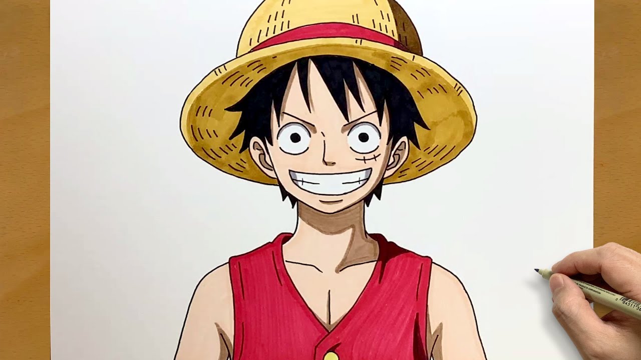How to Draw Luffy Step by Step | Easy One Piece Drawing - YouTube