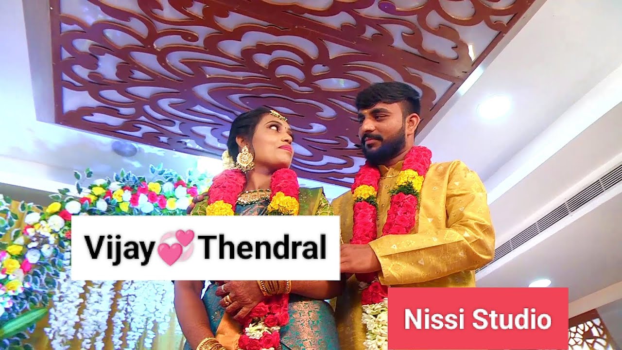 vijay💞Thendral|wedding Reception|Nissi studio|Promo - YouTube