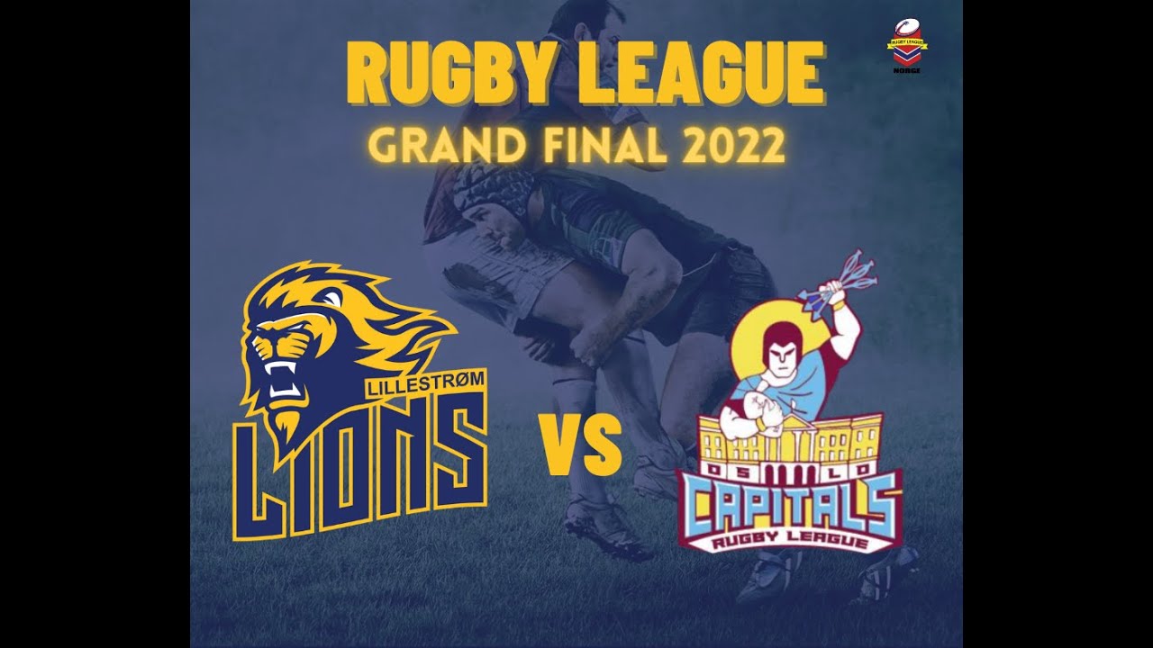 Grand Final Norwegian Rugby League 2022. Lillestrøm Lions vs Oslo ...