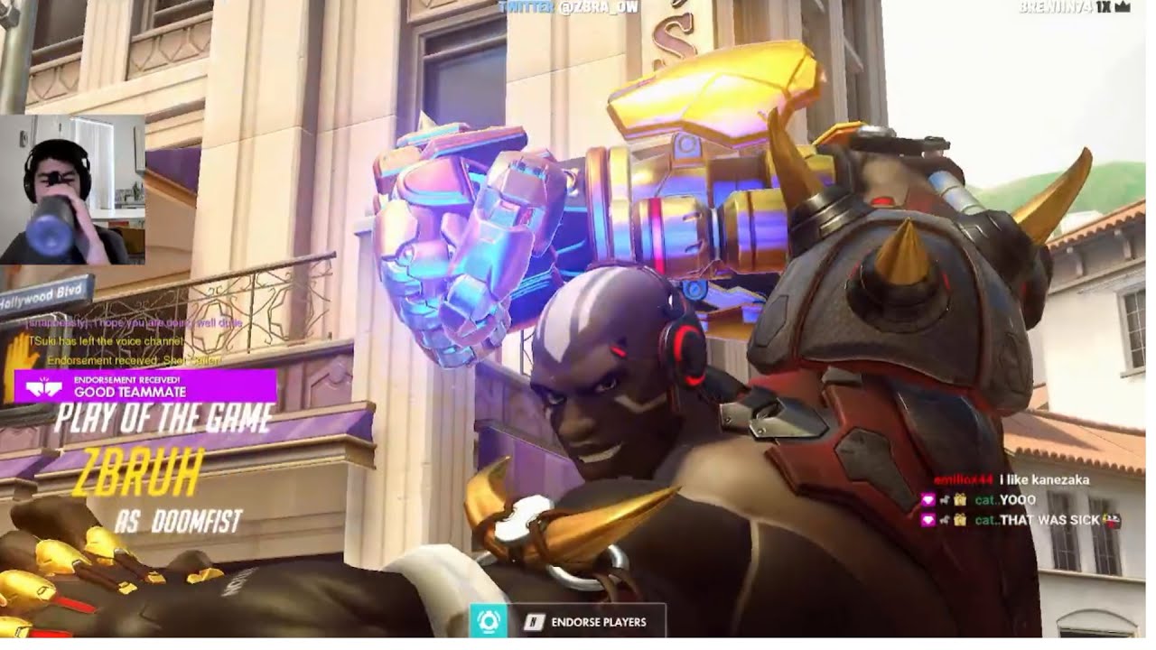 Overwatch Intense Doomfist Gameplay By Doomfist God ZBRA - YouTube