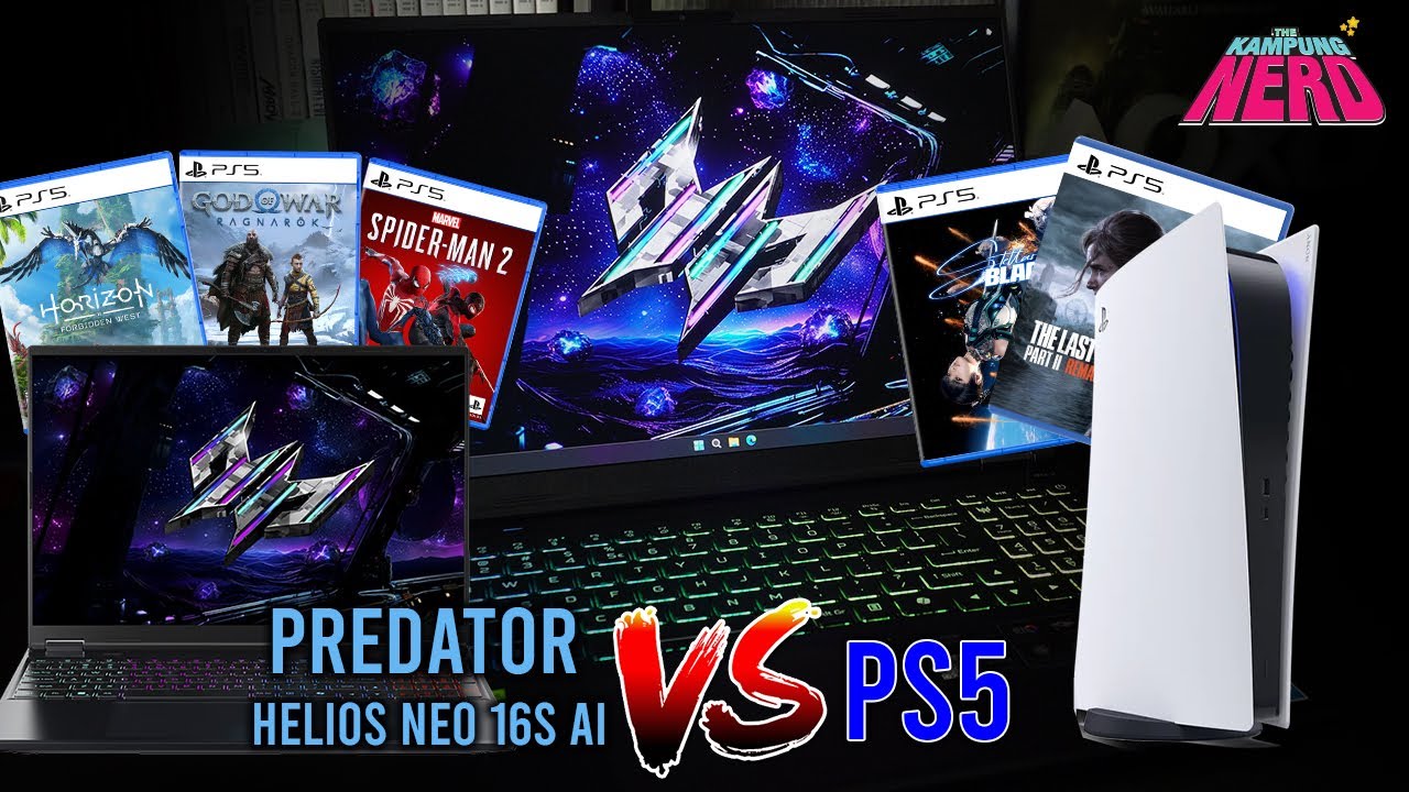 Bermain Game PS5 Di Gaming Laptop - Acer Predator Helios Neo 16S AI ...