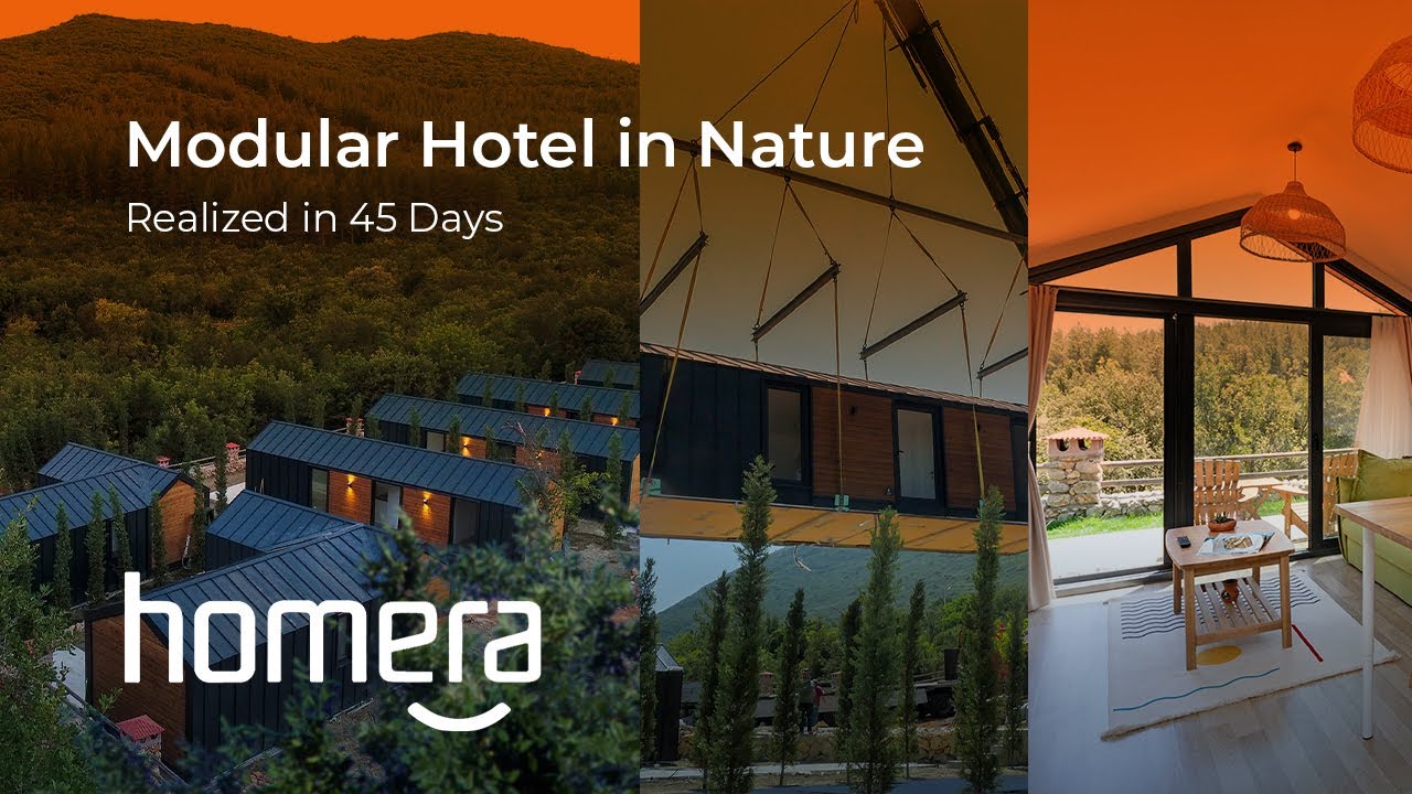 Homera | Modular House in Nature - YouTube