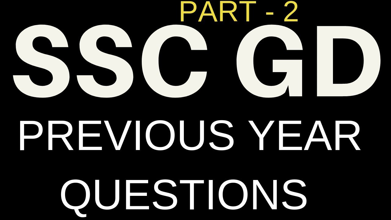 lec 2 ssc gd previous year question paper pdf preparation solved maths ...
