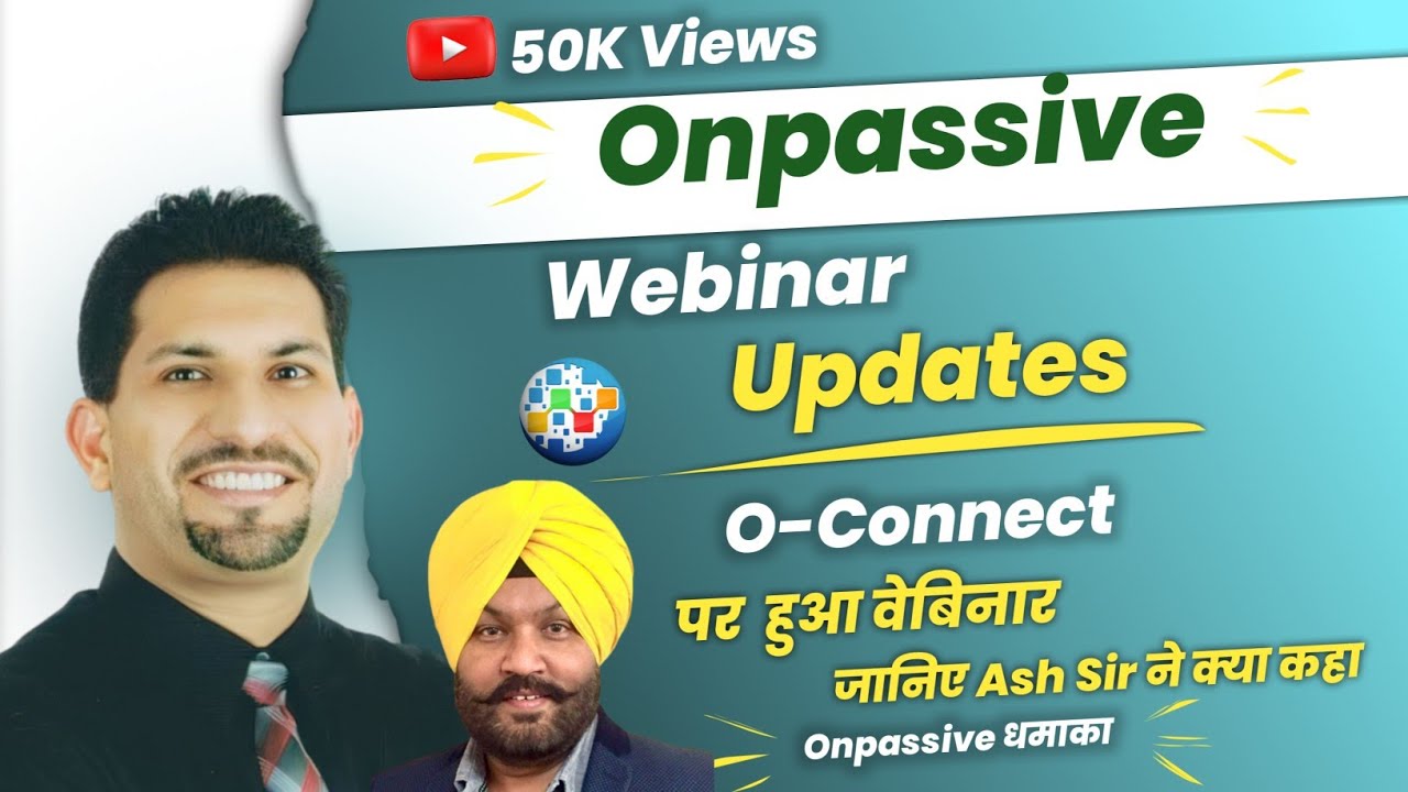 #onpassive | onpassive webinar updates | onpassive new update today ...
