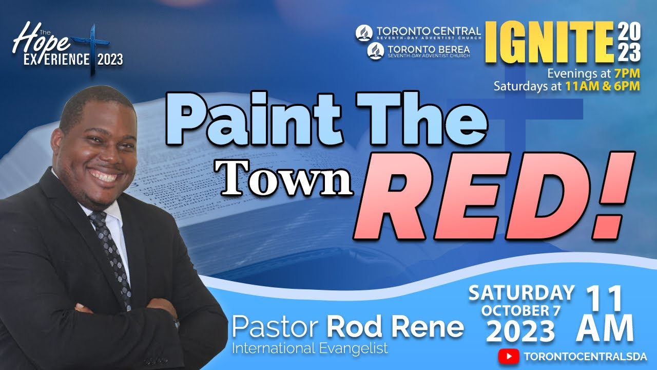 The Hope Experience || "Paint the Town Red!" || Pastor Rod Rene || Oct ...