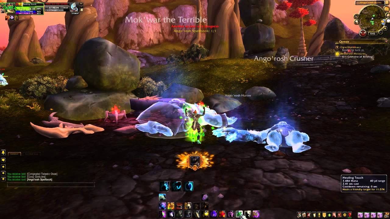 WoW Quest - Horde - Ogre Diplomacy, Desperate Measures - YouTube
