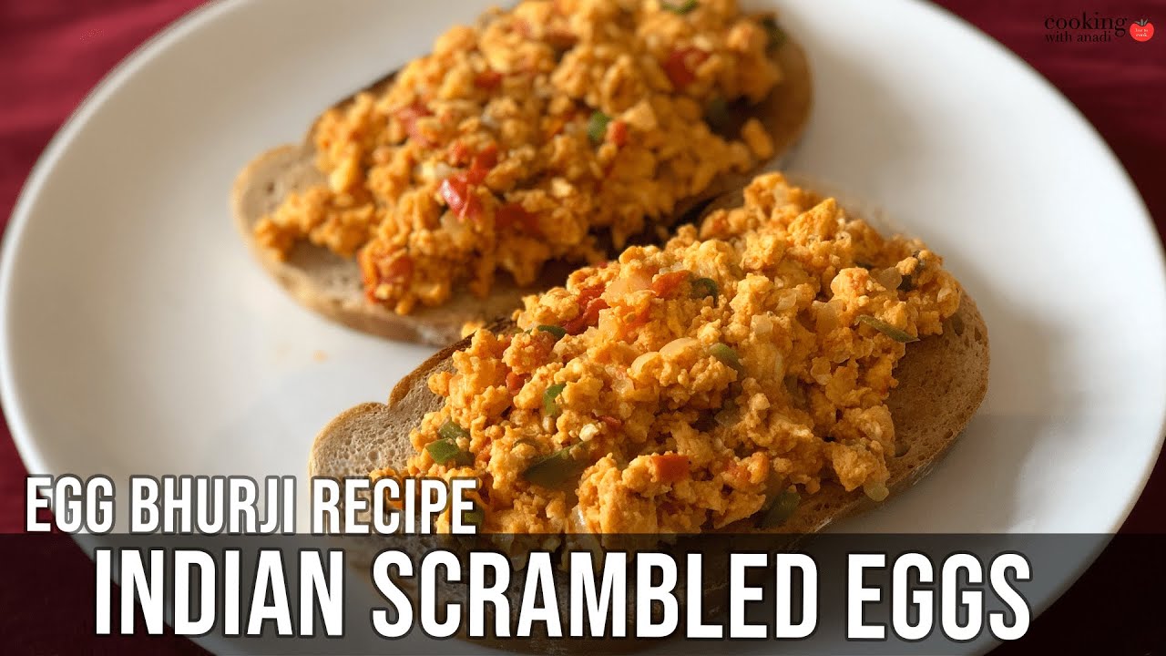 Egg Bhurji Wrap | Spicy Masala Scrambled Eggs on Toast - YouTube