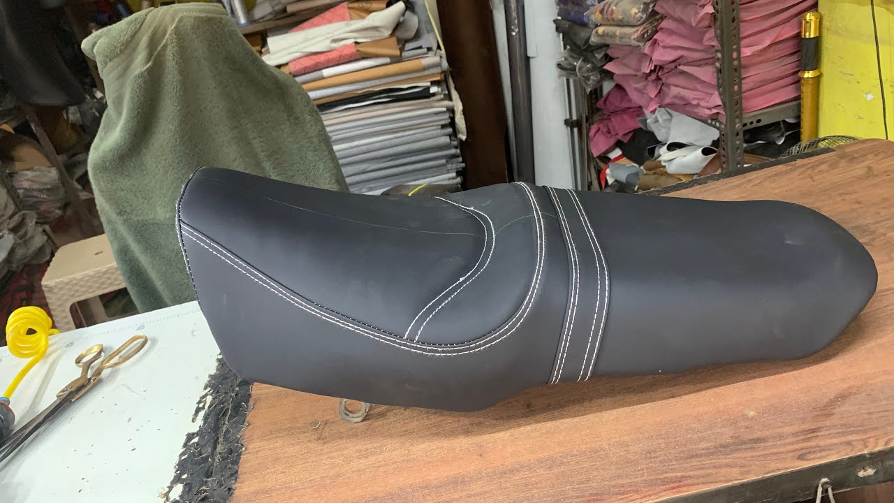 Splendor ni seat ma Bullet jevi seat modification full comfort seat ...
