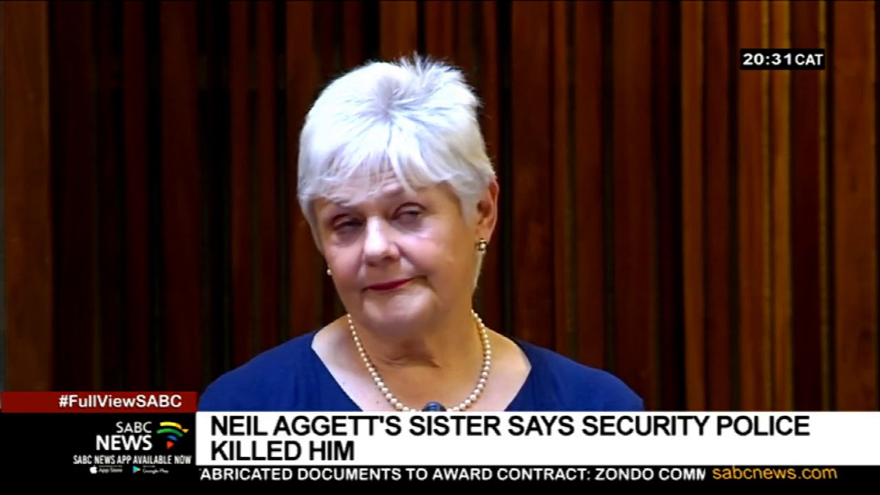 Aggett's sister believes police security branch was responsible for his ...