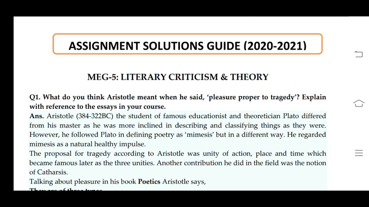 MEG 3 Ignou Solved Assignment 2020-21 - YouTube