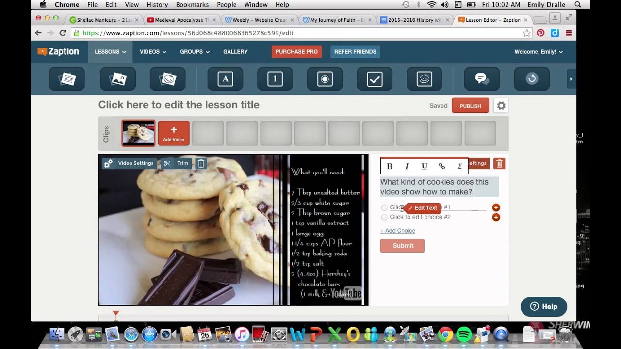 How to make a Zaption - YouTube